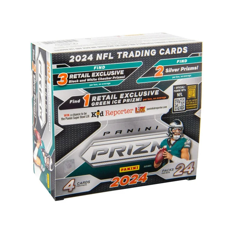 2024 Panini Prizm NFL Football Trading Cards 24-Count Retail Box ...