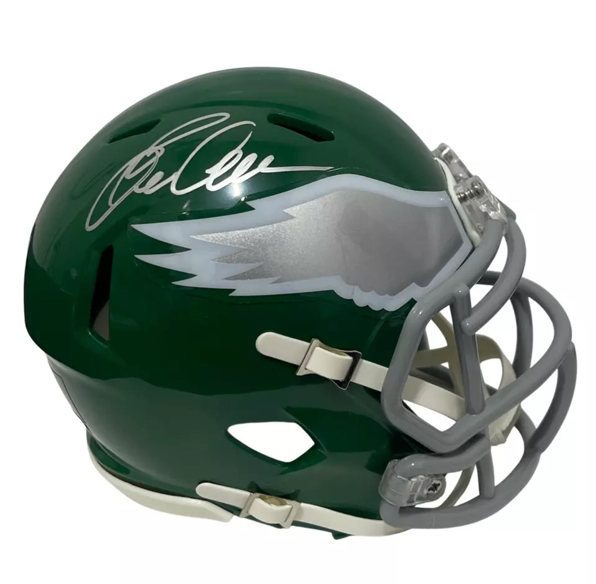 Philadelphia Eagles Eric Allen Hand Signed Autographed Mini Helmet BAS ...
