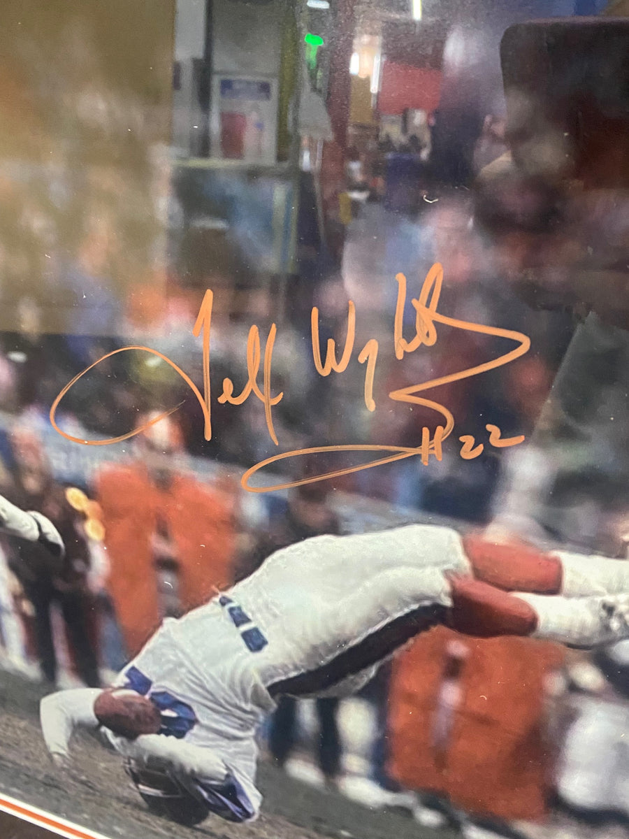 Cleveland Browns Felix Wright Hand Signed Autographed 16x20 Photo Fram ...