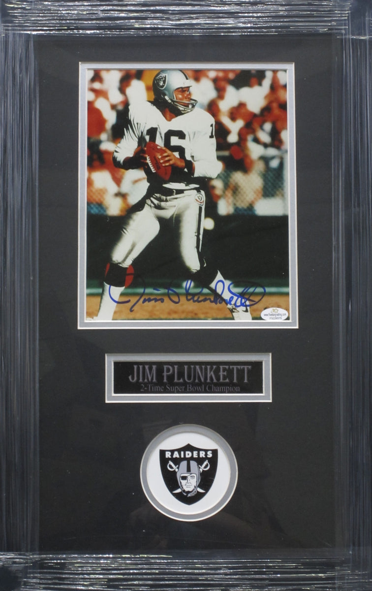 Las Vegas Raiders Jim Plunkett Hand Signed Autographed 8x10 Photo Cust ...